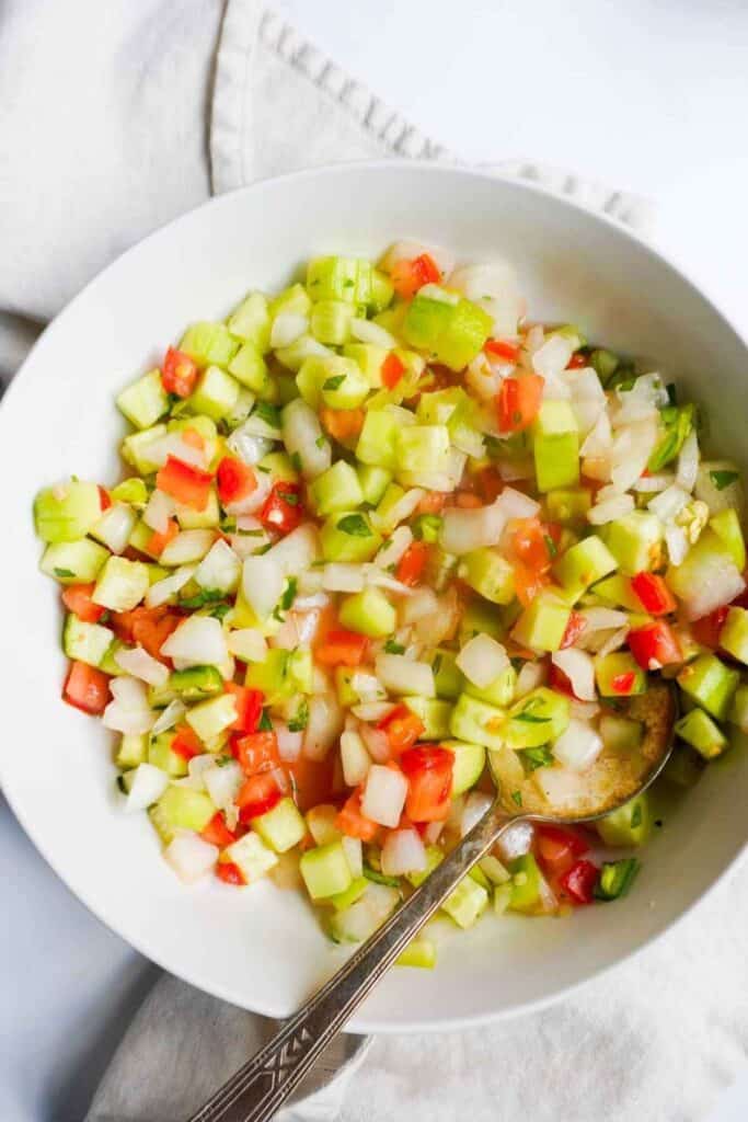 Kachumber Salad | Authentic Pakistani Kachumbar - Eat.Drink.Pure